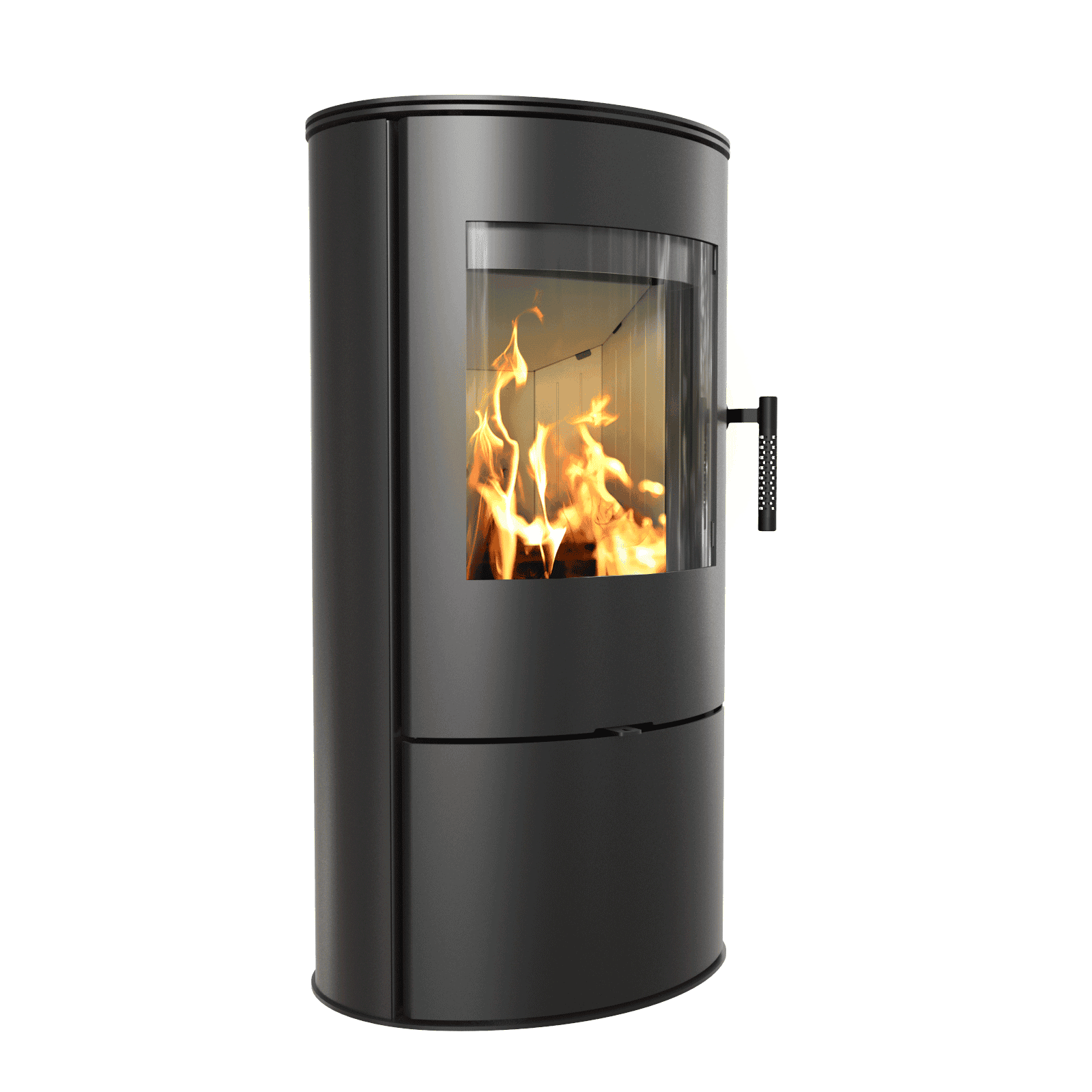 Wood burning steel stove ROLLO 7 kW Ø 150 | Kratki