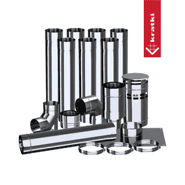 ADAM GAS Concentric chimney fi 100/150 - chimney insert | Kratki